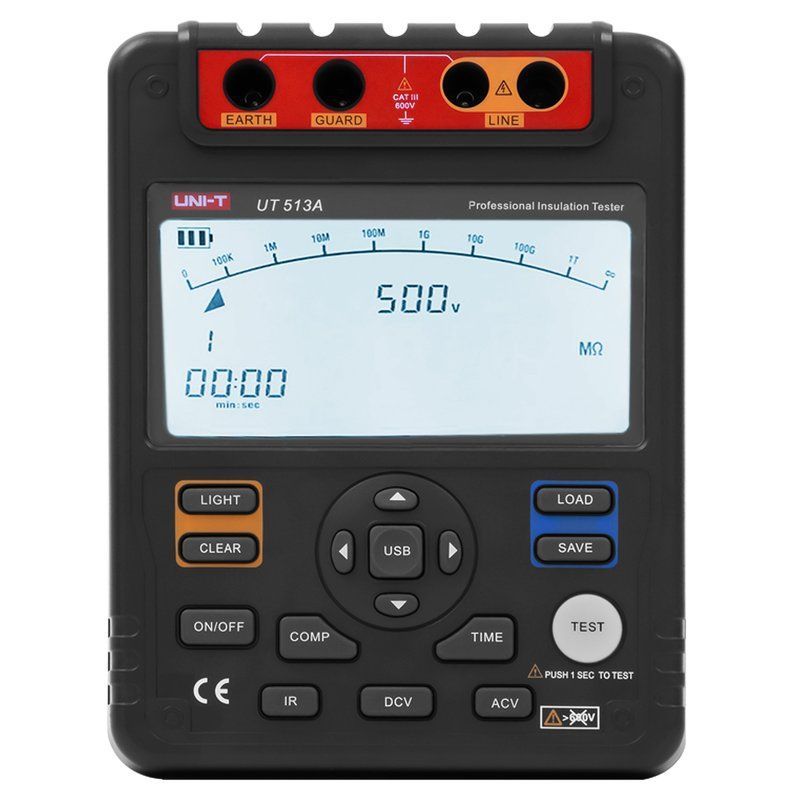 Мегаомметр UNI-T UT513A цена купить в интернет-магазине Volta (Вольта)