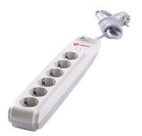 Удлинитель Makel сетевой с фильтром, белый цена купить в интернет-магазине Volta (Вольта)